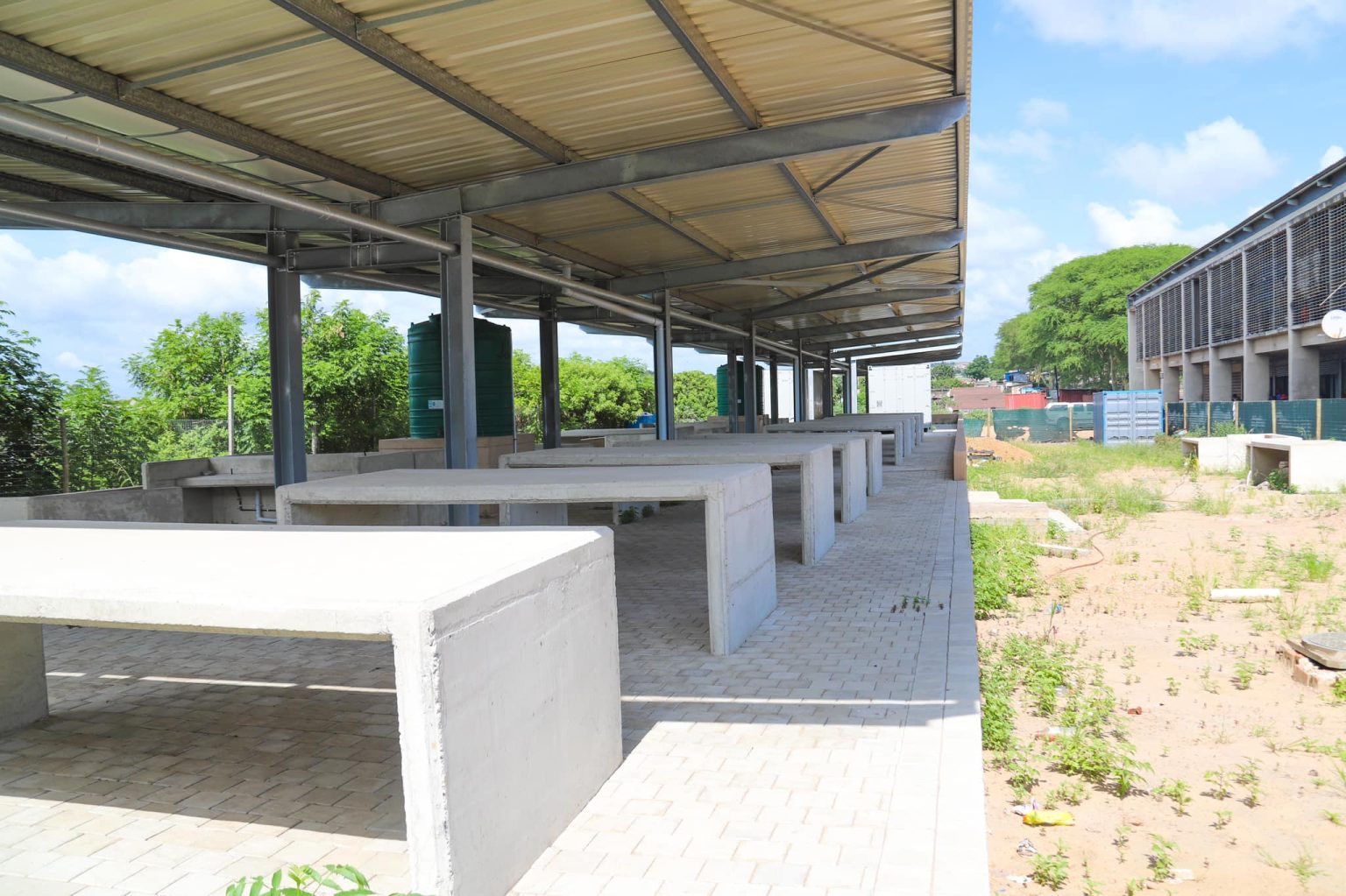 Safe and clean trading spaces developed for informal traders in ...