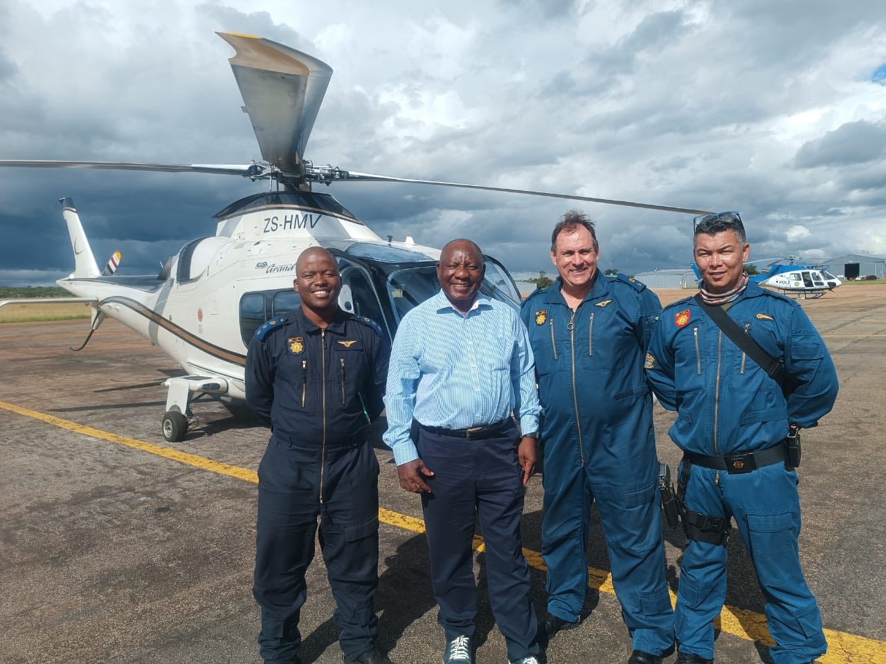 Pilots deployed to assist with the rescue of residents stranded by ...